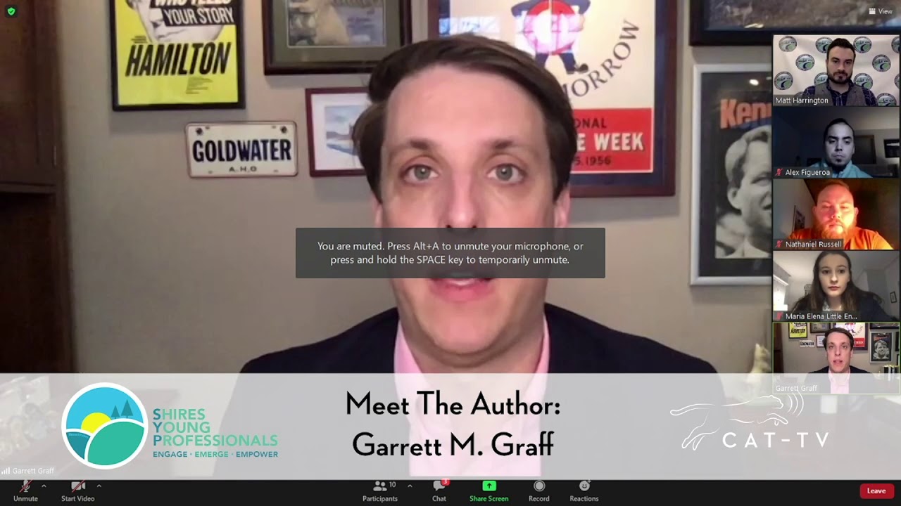 SYP Meet The Author: Garrett M. Graff // 1-19-21 - YouTube