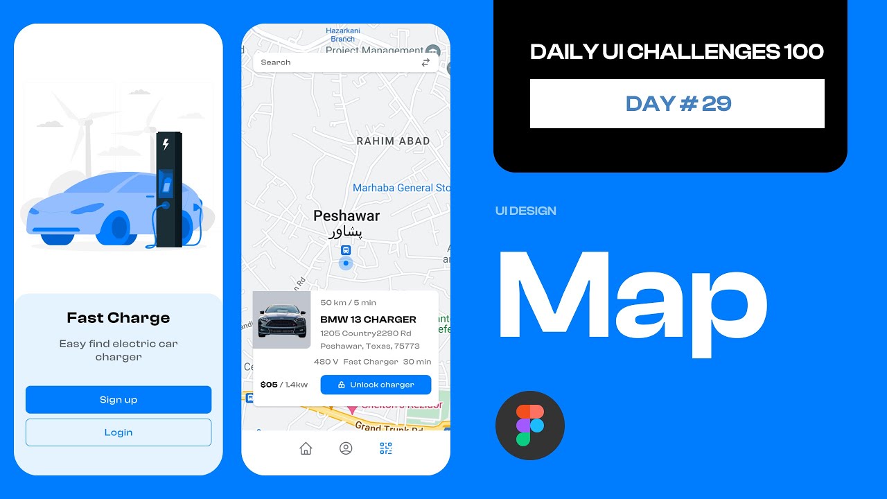 Daily UI Challenge | Day 029 | Map | figma - YouTube