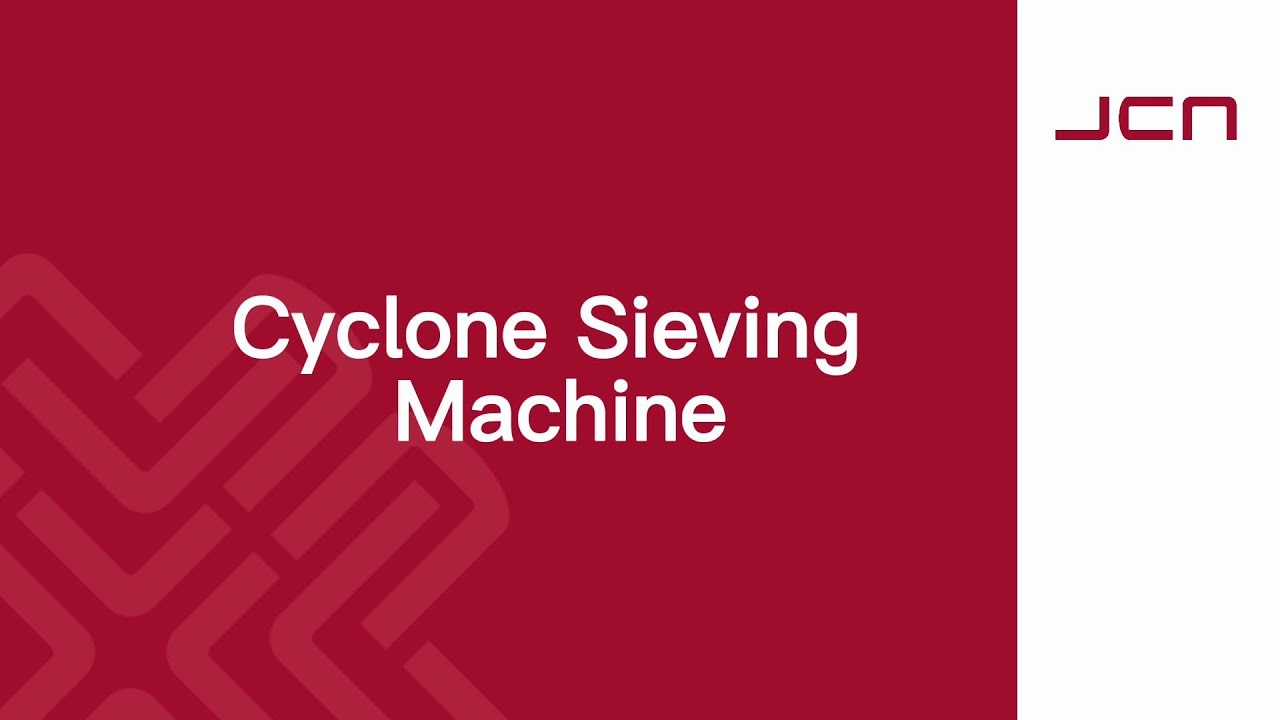 JCN丨SIEVING MACHINE丨CYCLONE SIEVING MACHINE - YouTube