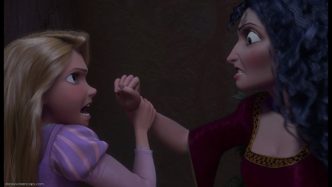 Rapunzel confronts Gothel fandub(fav scene in tangled) - YouTube