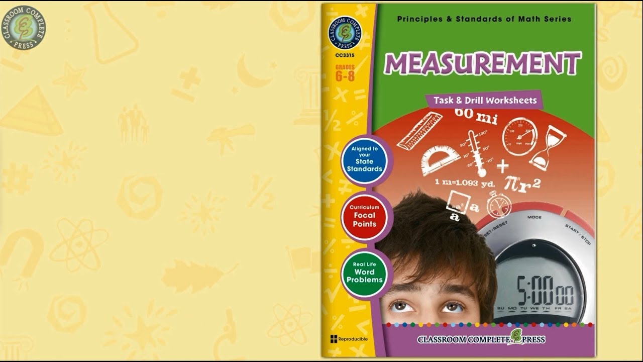 Measurement - Task & Drill Sheets Gr. 6-8 - YouTube