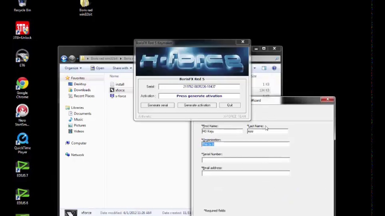 How to use Hollywood FX in Edius 6 With Boris Red 5 32bit Lesson No-01 ...