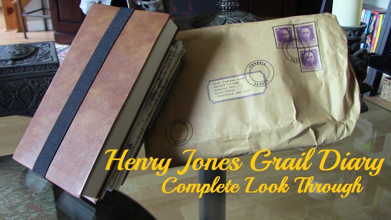 Henry Jones Grail Diary Complete Look - YouTube