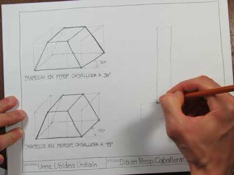 Como DIBUJAR UN TRAPECIO EN PERSPECTIVA CABALLERA Como DIBUJAR EL ...