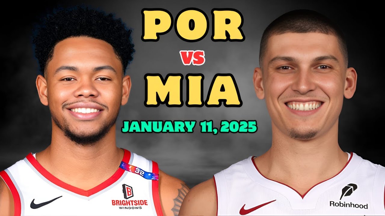 Miami Heat vs Portland Trail Blazers - Full Game Highlights | January ...