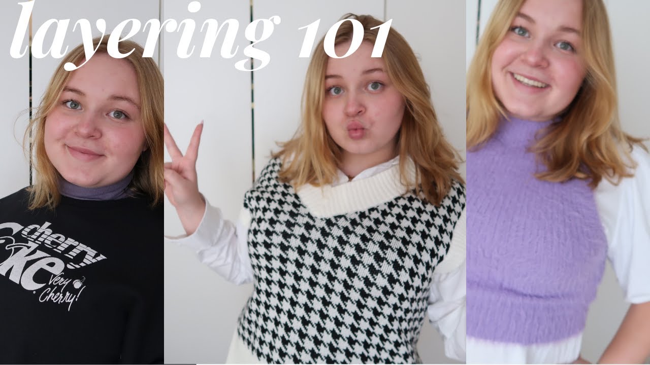 how to style viral fashion trends: layering 101 - YouTube