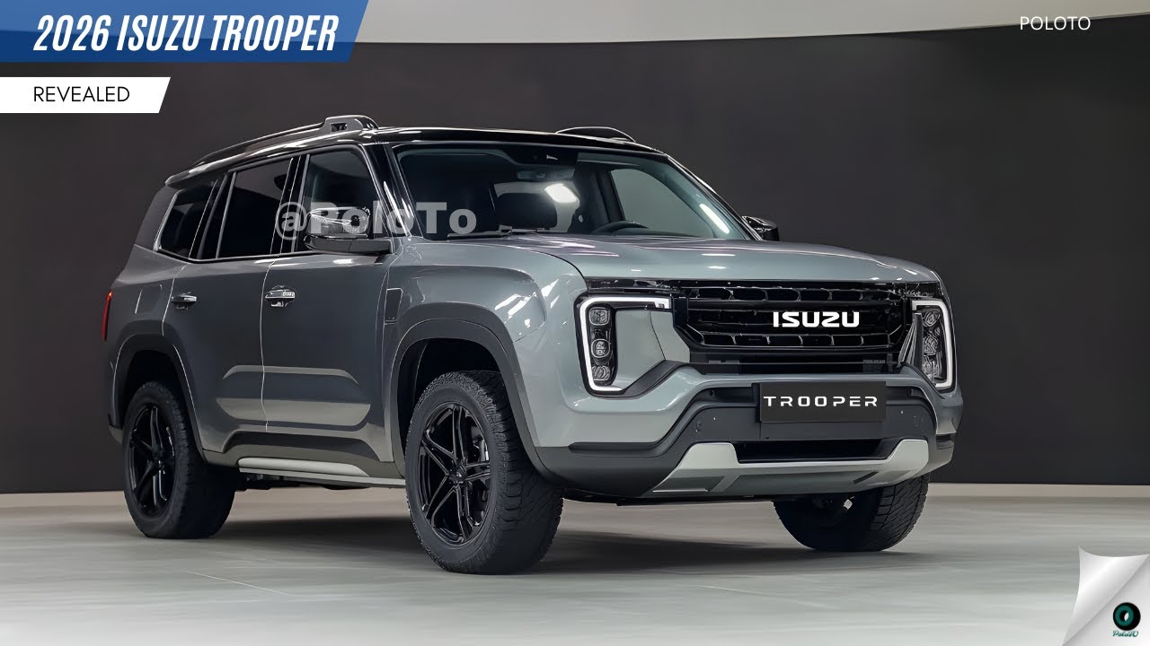 2026 Isuzu Trooper Revealed - will be built on a modern SUV platform ...