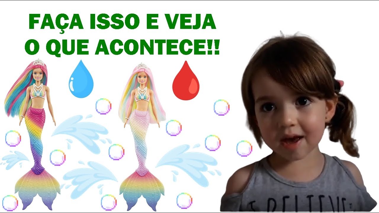 BARBIE SEREIA QUE MUDA DE COR!!! - YouTube
