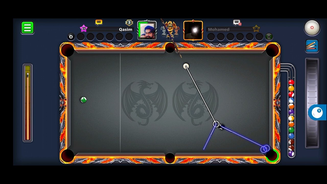 how to hacked 8 ball pool ,long line, rewards cahsh🤣👿😈 - YouTube