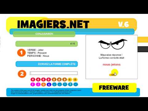 #French conjugation #Indicatif Présent #jeter - YouTube