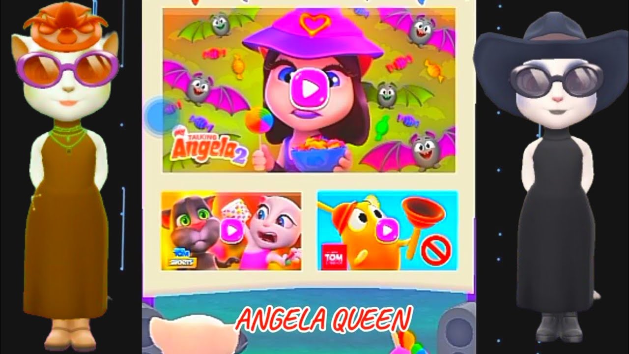 ANGELA QUEEN ♥️ Cosplay Game Gameplay MY talking Angela My talking ...