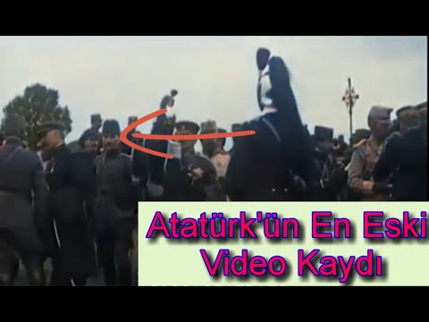 Atatürk'ün Bilinen En Eski Videosu 1910 (Reklendirilmiş)
