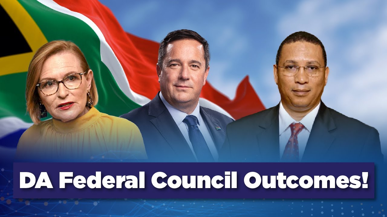 Federal Council 2025: DA Leadership makes an announcement - YouTube