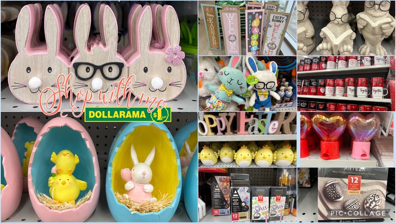 DOLLARAMA SHOP WITH ME | DOLLARAMA NEW EASTER AND VALENTINE FINDS 🤗 ...