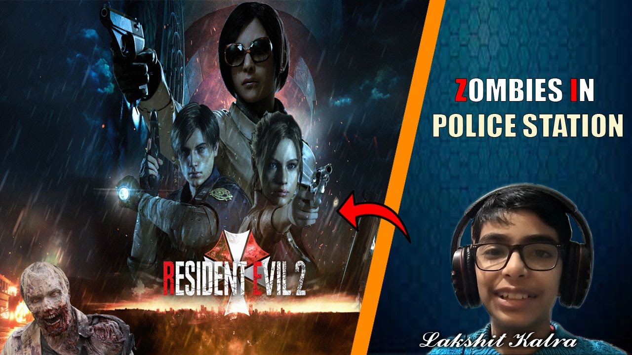 ZOMBIES IN POLICE STATION IN RESIDENT EVIL 2 - YouTube