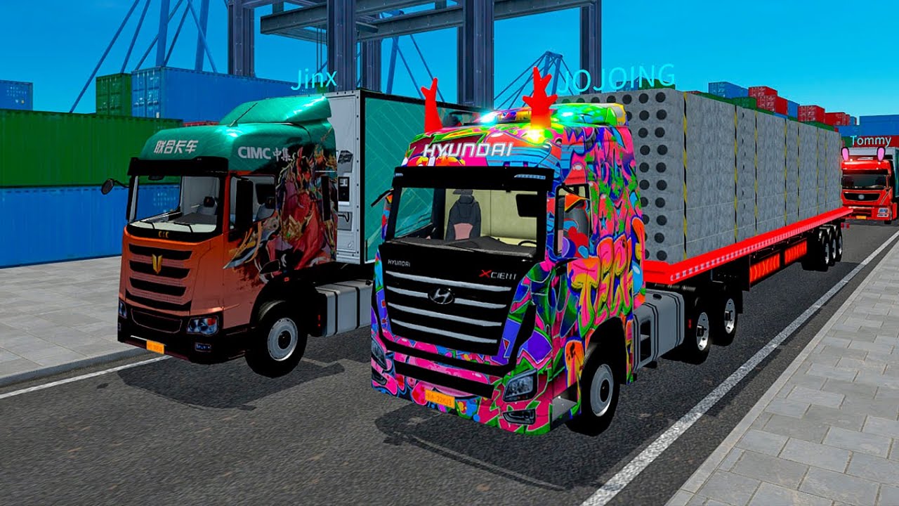Recorriendo china y saludando con el pito | Truck Simulator Online ...