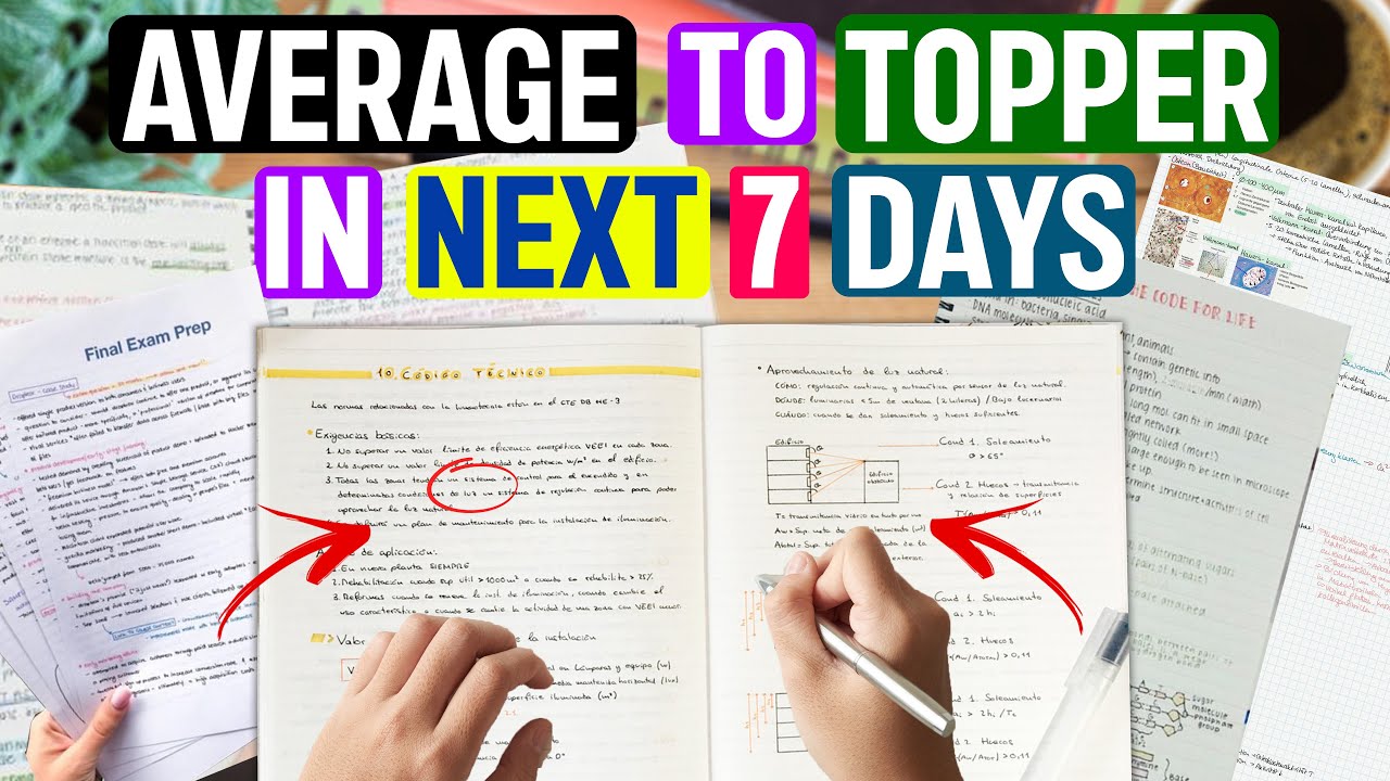 Average to Topper in Next 7 Days🔥| Secret Tips of Every Topper - YouTube