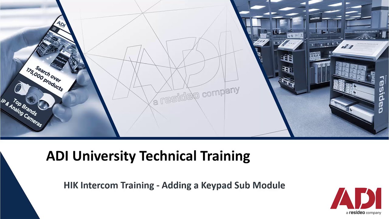 HIKVision Intercom Setup - Adding a Keypad Sub Module with iVMS - YouTube