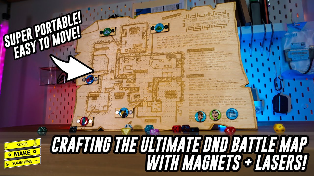 Making the ULTIMATE TTRPG Battle Map! (Feat. MonportLaser!) - YouTube