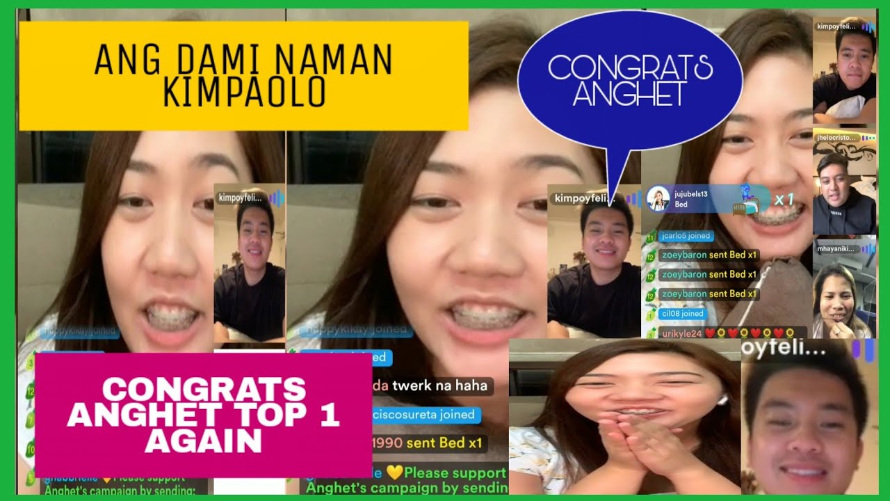 ANGHET AND KIMPOY FINAL NIGHT TOP 1 CONGRATS MAYORA LIVE KUMU JAN 7 ...