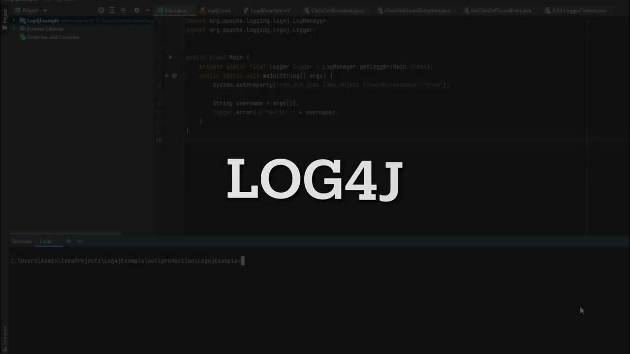 Log4j Vulnerability Demo - YouTube