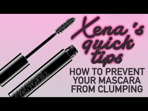 How to prevent mascara from clumping - YouTube