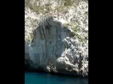 Isle of Capri Cliff Jumping Italy - YouTube