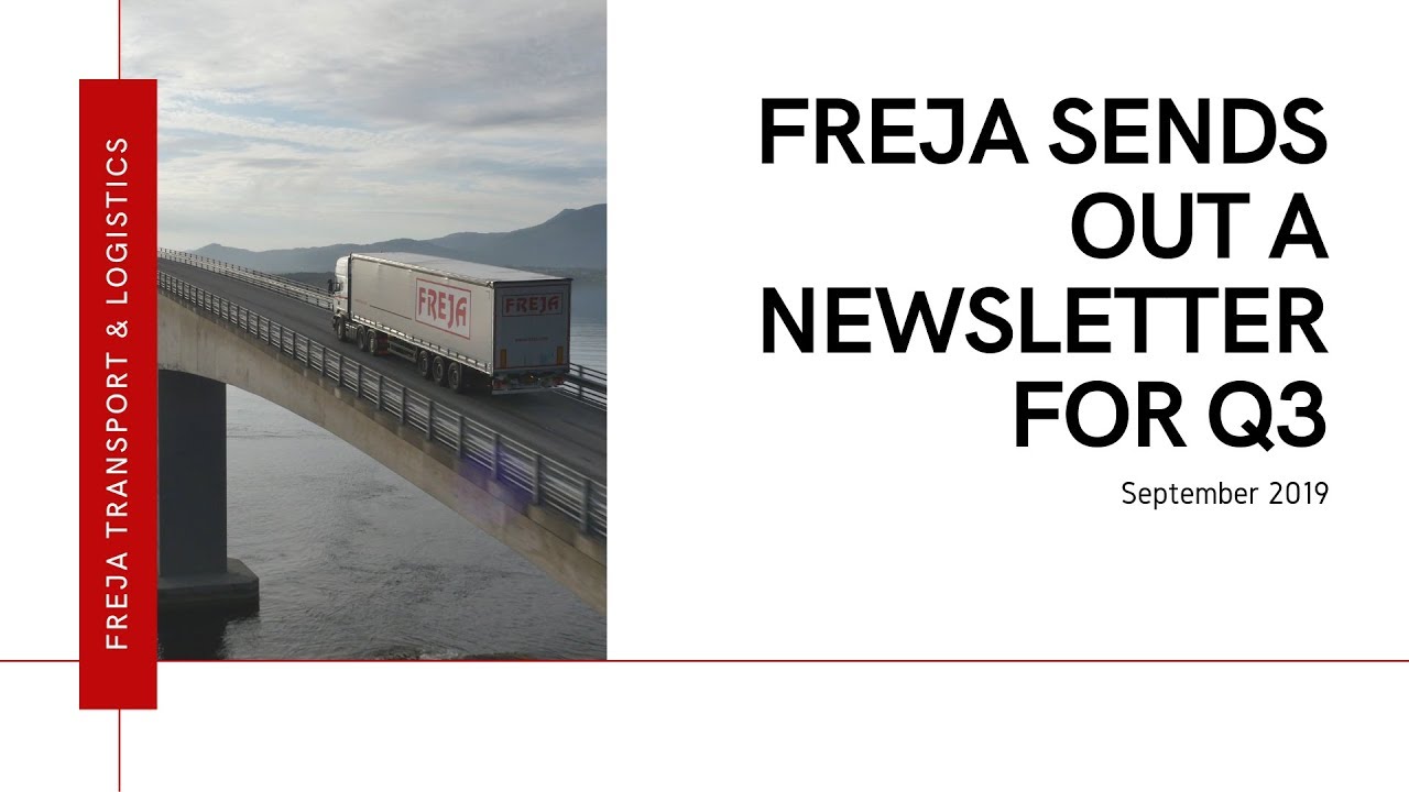 Jan Sunde from FREJA - Newsletter Q3 2019 - YouTube