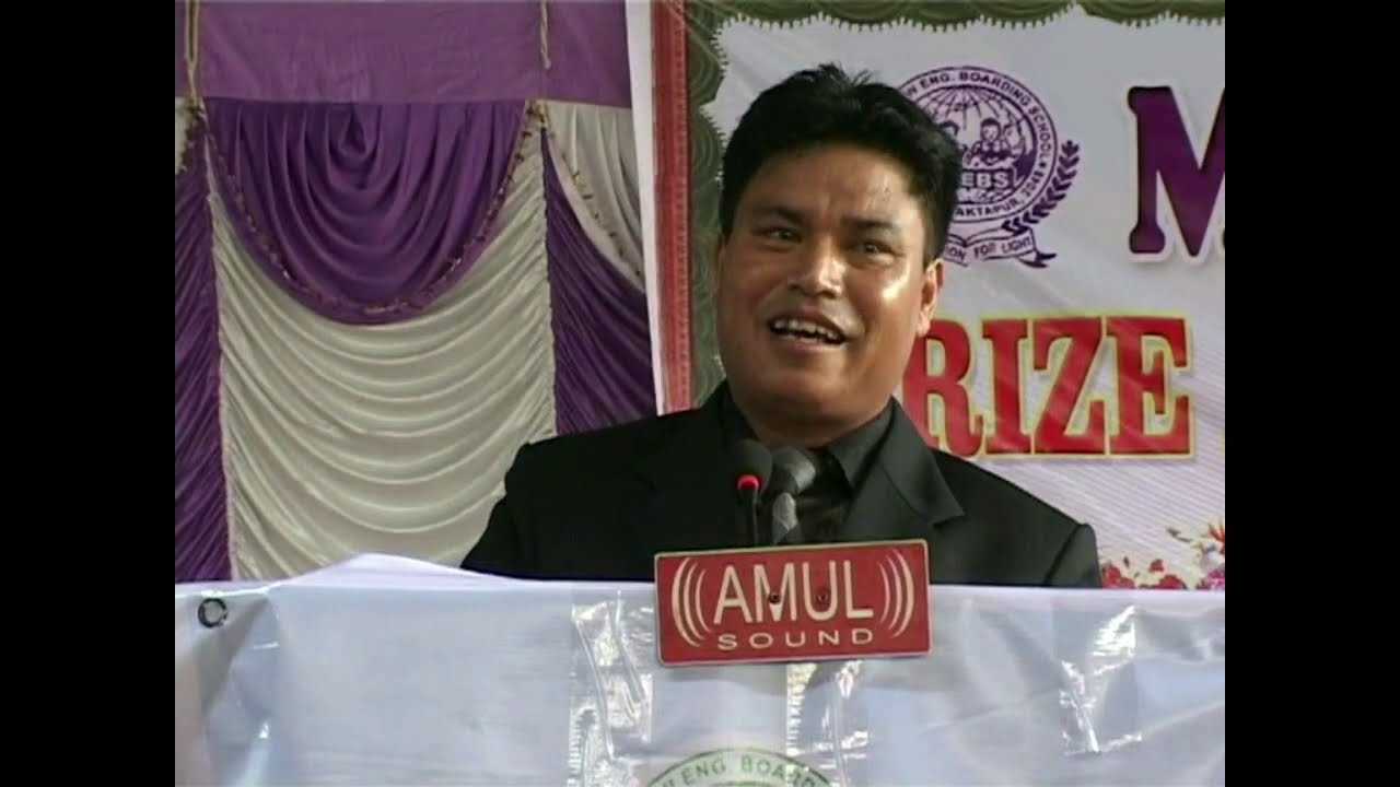 Principal's Speech || Social Service 2070 || Rajkumar Maharjan - YouTube
