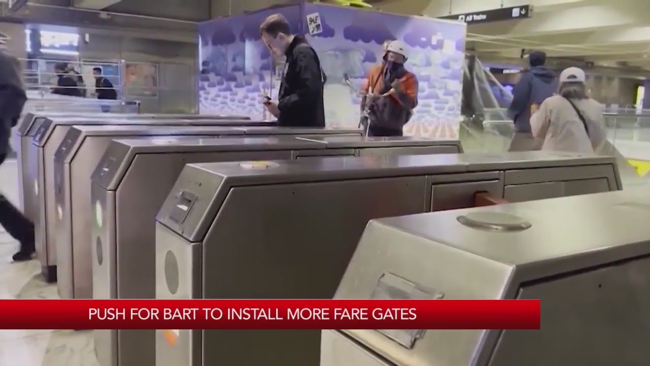 Push for BART to install more fare gates - YouTube