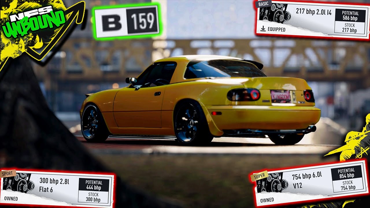 Best Engine Swap for B Tier | Mazda MX-5 Miata '96 | Need For Speed ...