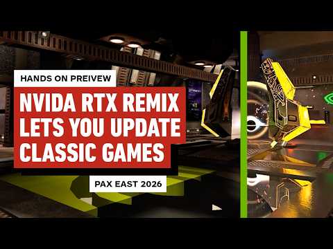 We show you how NVIDIA RTX Remix can upgrade your classic games with Quake III - PAX East 2026