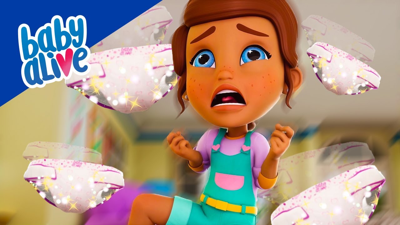Baby Alive Official 🧷 Out of Diapers?! Dolls' Diaper Changing Routine 💨 ...