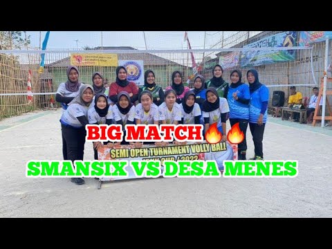 SET 1| SMANSIX VS DESA MENES | KEDUA TEAM SALING MENGEJAR POIN - YouTube