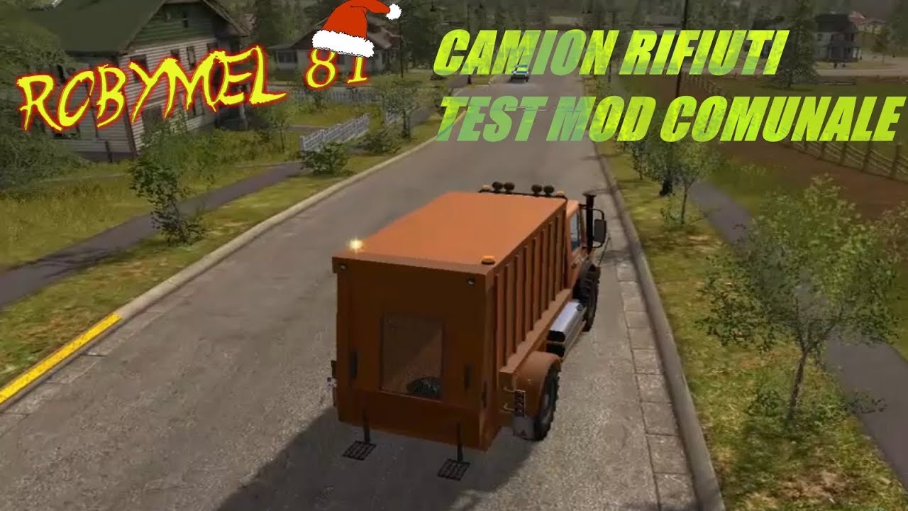 Farming Simulator 17 - TEST MOD COMUNALE - Camion Rifiuti / Garbage ...