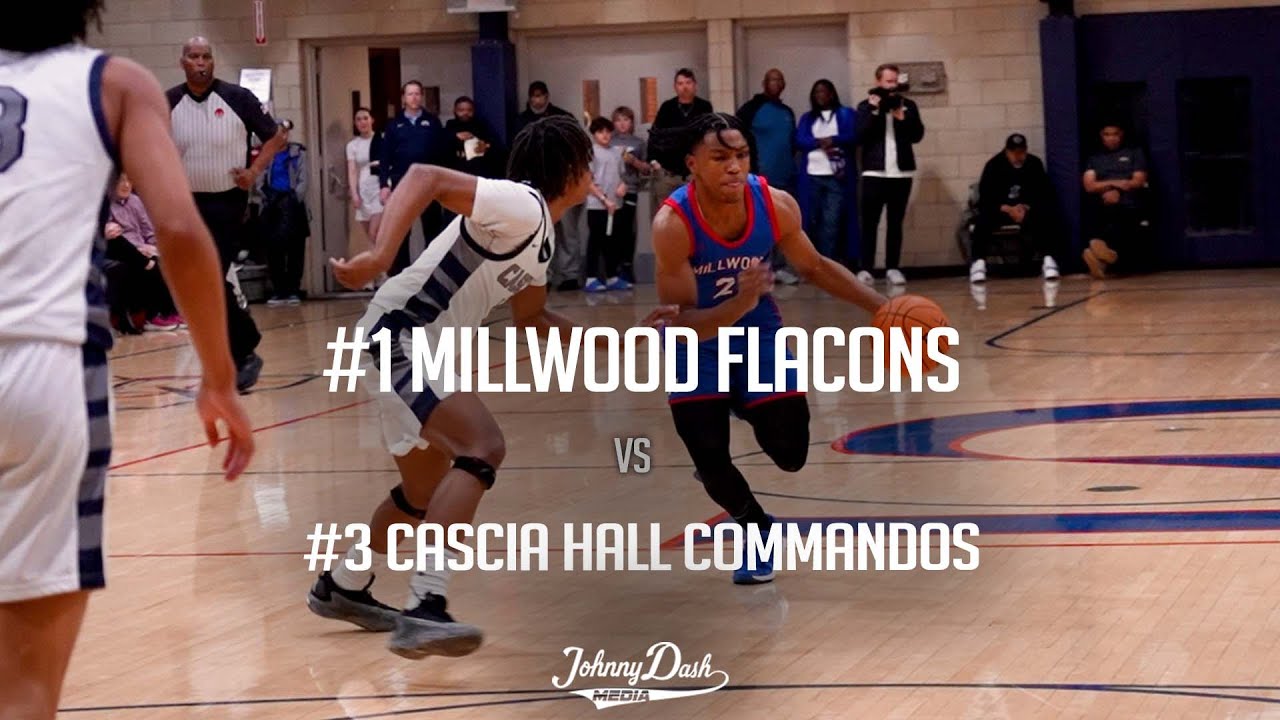 #1 Millwood Falcons v #3 Cascia Hall Commandos | Isaiah Wilks Drops 45 ...