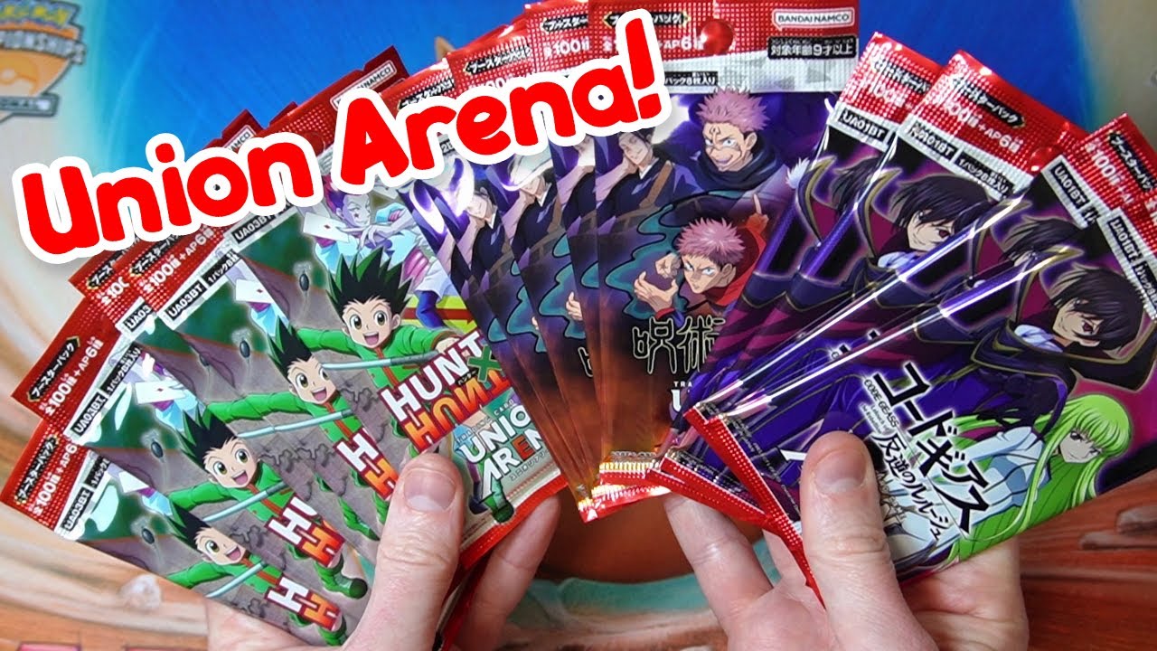 Checking Out The New Union Arena Trading Card Game! - YouTube