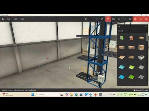 Four Floor Elevator System designed using factory Io and Tia portals ...