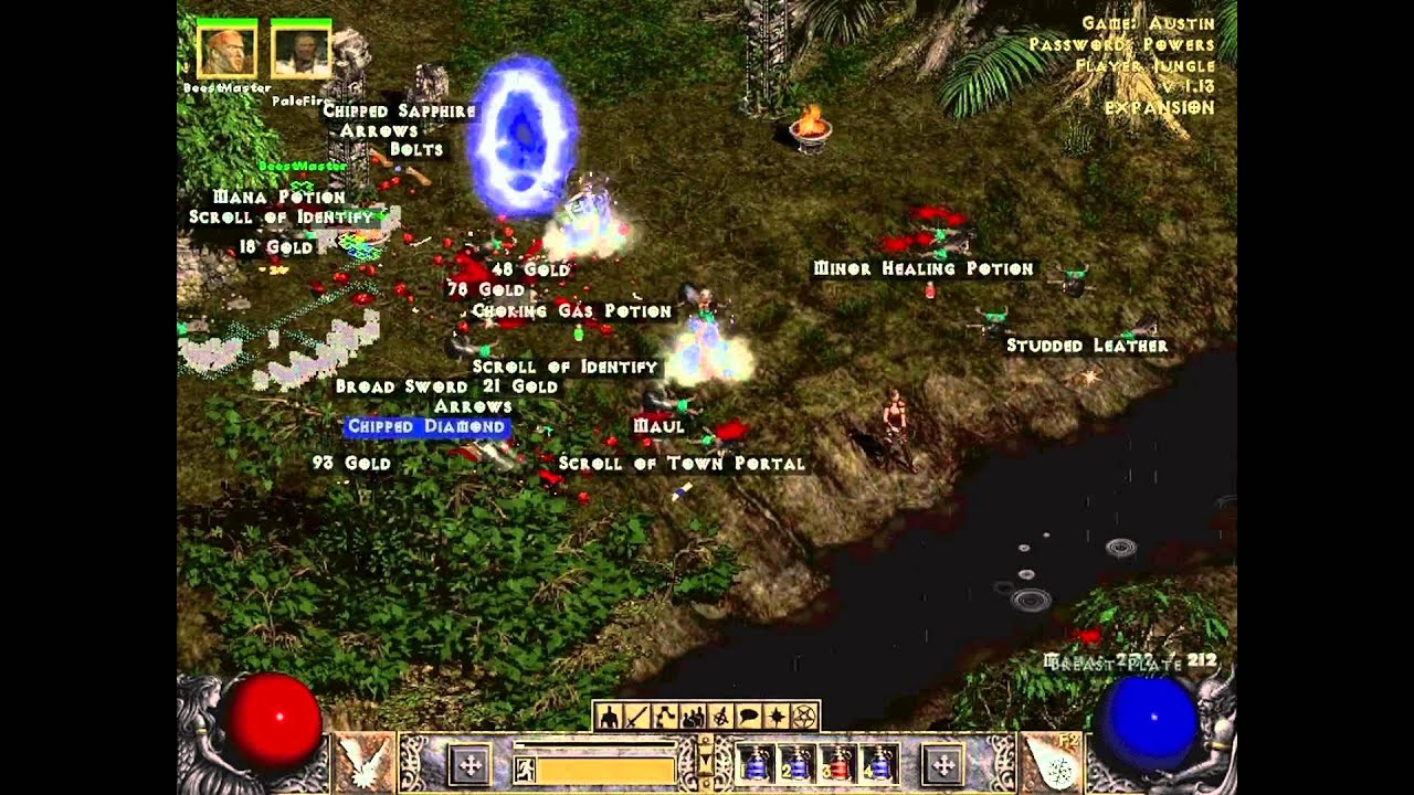 Let's Play Diablo 2 Co-Op: Act 3, Part 3 - Swampy Pits - YouTube