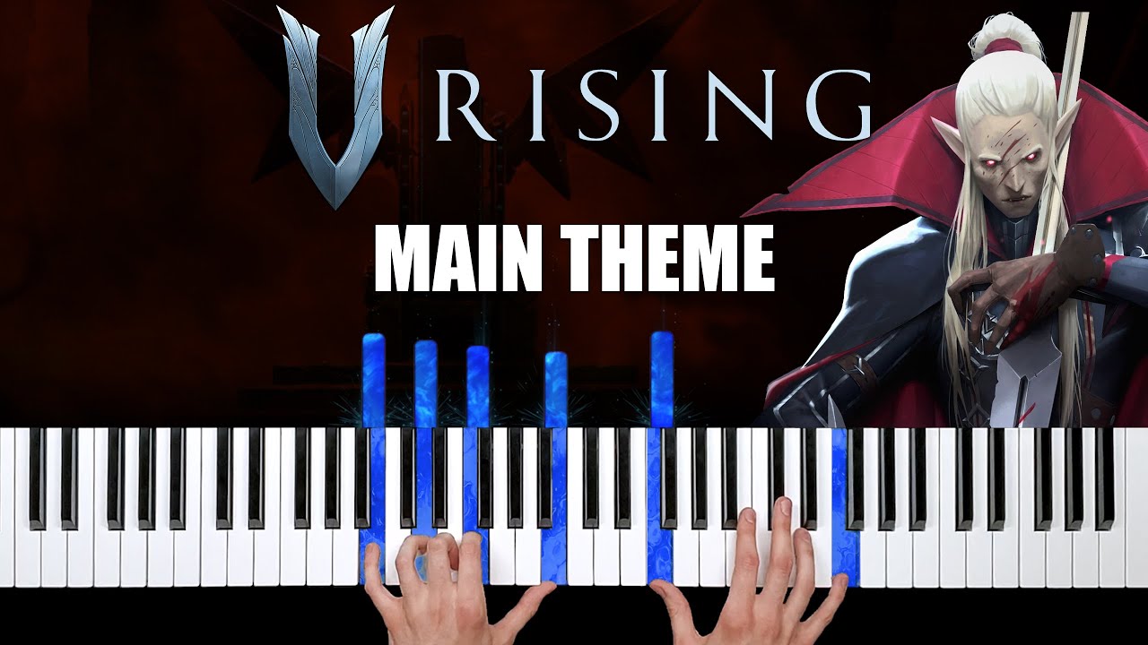 V Rising Theme - Vampires Rising - Piano Tutorial - YouTube