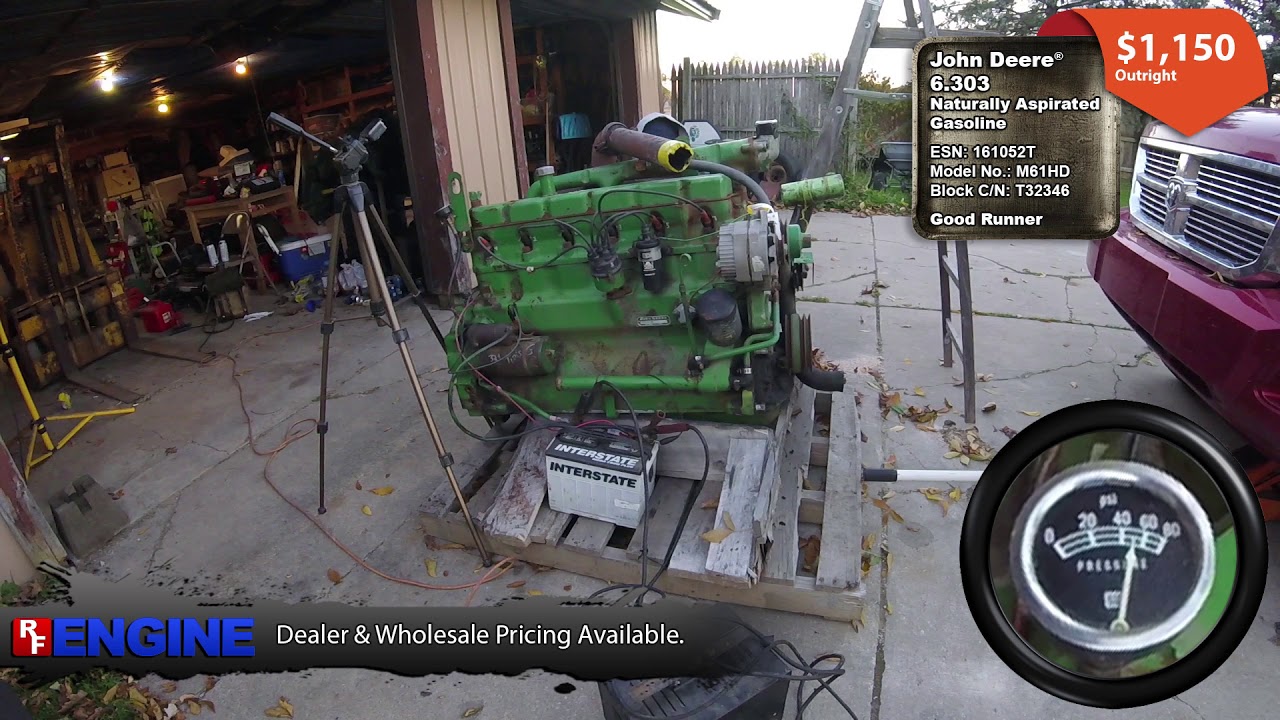 John Deere® 6.303 Good Runner (JD303GEC-2913030) - YouTube