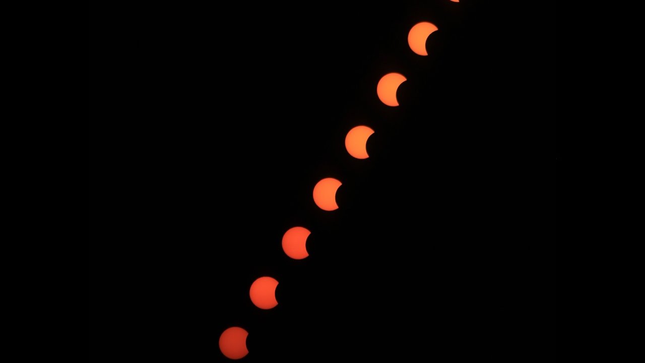 Partial Solar Eclipse - 26 February 2017 - YouTube