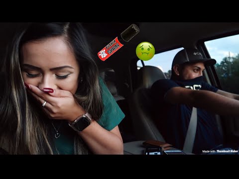 FART SPRAY PRANK ON GIRLFRIEND!! *SHE THROWS UP*