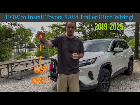 Trailer Hitch Wiring Install | RAV4 2019-2025