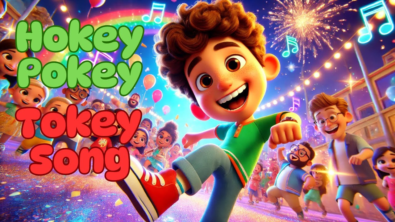Hokey Pokey Toky Song | Fun Dance & Action Song for Kids - YouTube