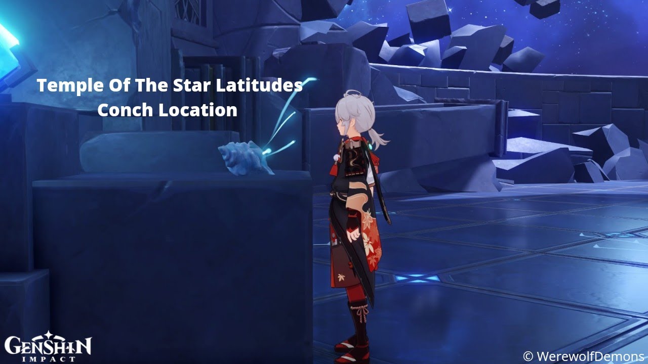 Temple Of The Star Latitudes Conch Location | Genshin Impact - YouTube