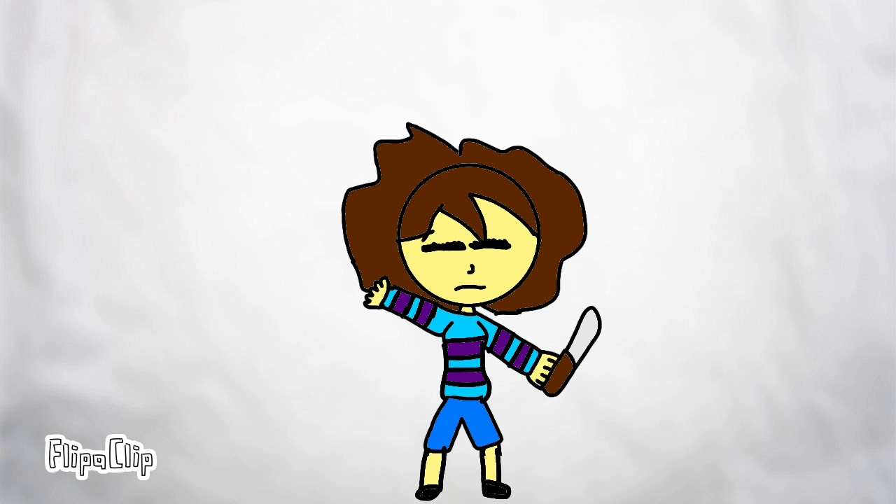 Undertale walka z Sans'em animacja (flipaclip) - YouTube