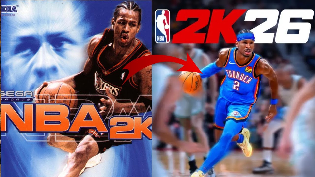 🎮 TODAS las PORTADAS de NBA 2K (1999-2026) / All NBA2K Covers (1999 ...