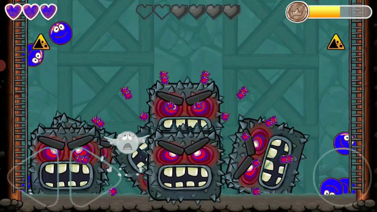 Blue Ball From Red Ball 4 Fights with caves bosses BOSS FIGHT - YouTube