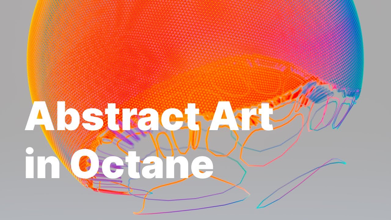 Blender Octane & Geometry Nodes - How to Create an Abstract Artwork ...